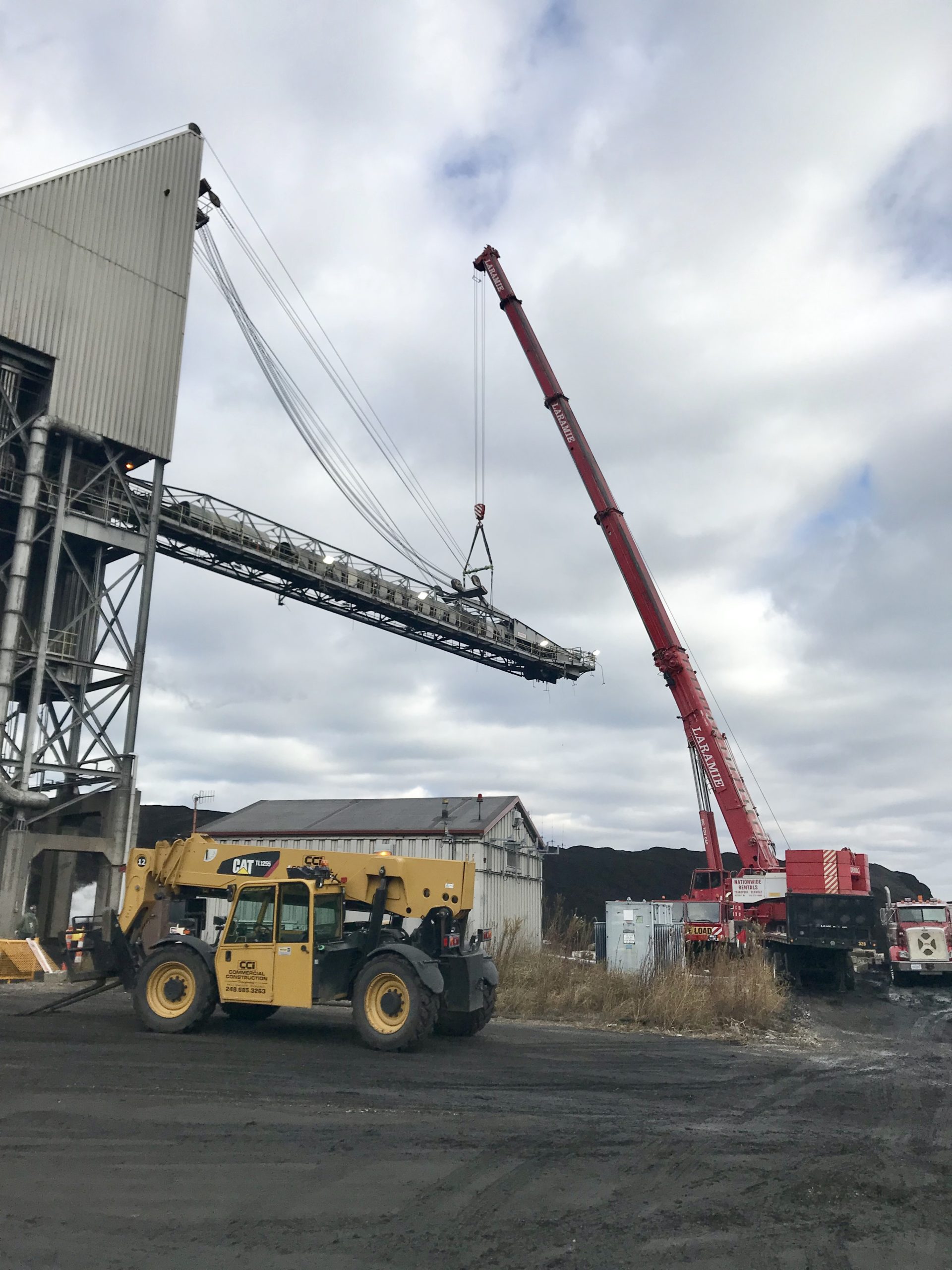 Emergency Stacker Repairs - CCI Industrial Constructors