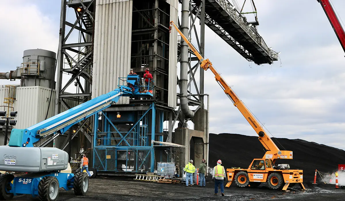 Emergency Stacker Repairs - CCI Industrial Constructors