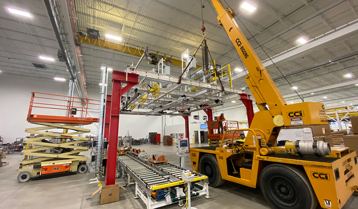 ELCV Tooling Installation - CCI Industrial Constructors