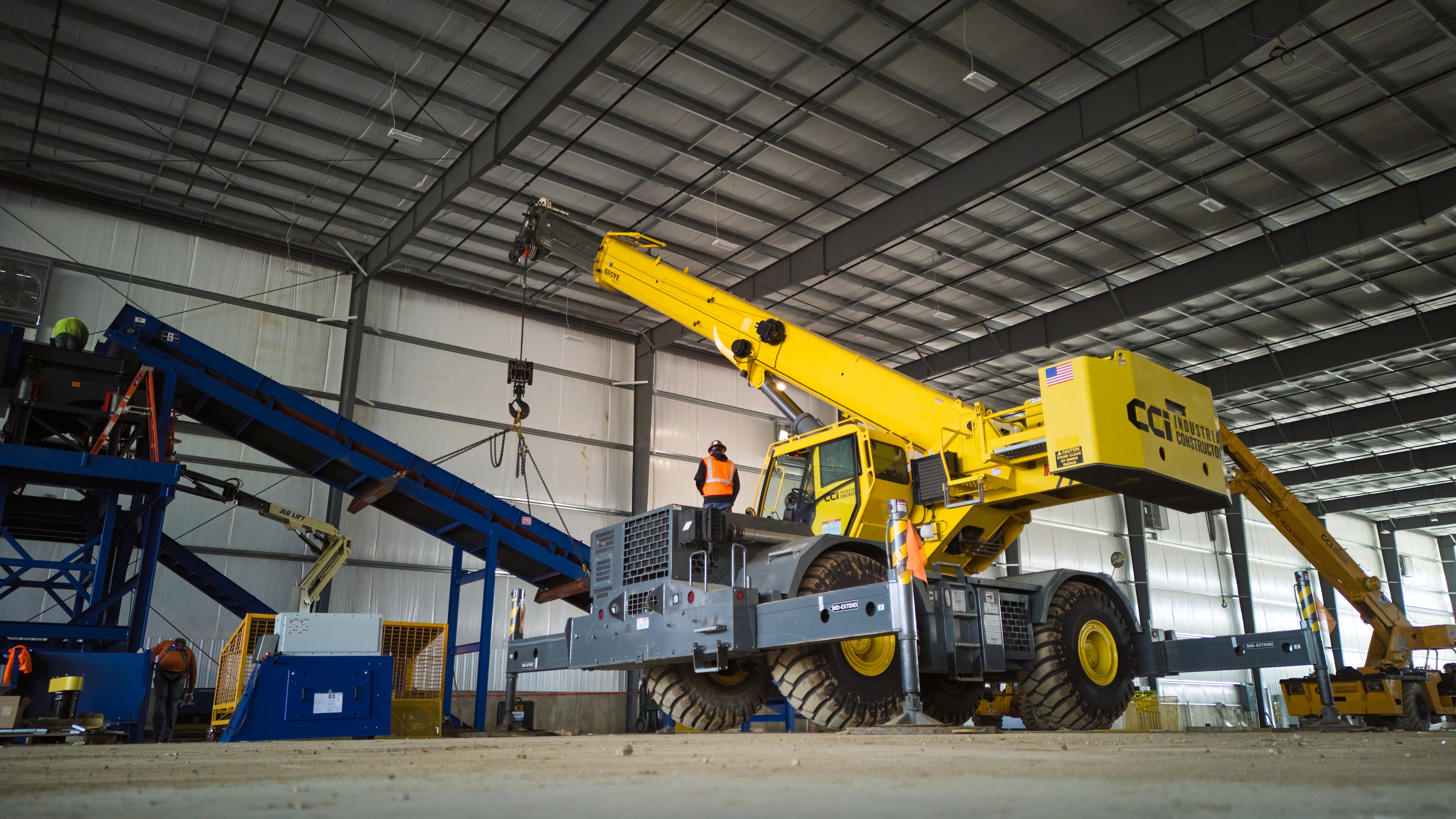 Conveyor & Shredder Installation - CCI Industrial Constructors